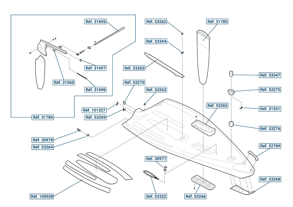 O'PEN SKIFF HULL - Wind Power Watersports